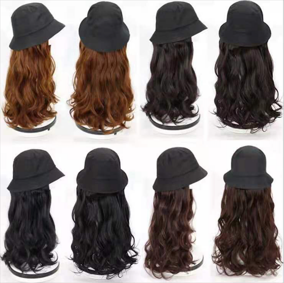 Cap with Synthetic Hair (Wavy) – KawaiWigs